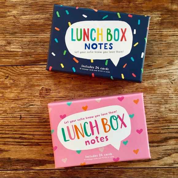 Accessories | Lunch Box Notes2 Boxes 24 Cardsbox | Poshmark